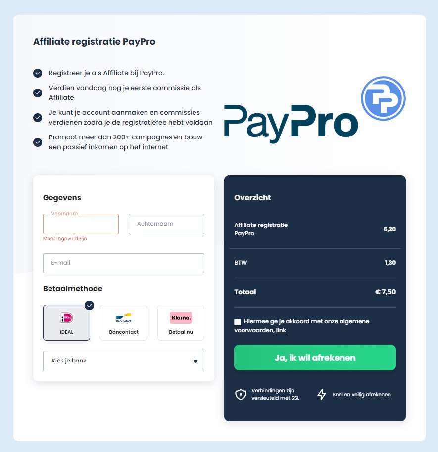 PayPro Review 2023: Betalingsverwerking en Affiliate Netwerk